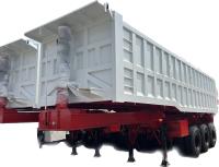 China Customer Needs Driven Steel 3-Axle Dump Truck Dump Semi-Trailer with Hydraulic Cylinder for sale