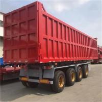 China 50 Tons 60 Tons and 80 Tons Capacity 4 Axle Dump Trailer for Flatbed Delivery Services for sale
