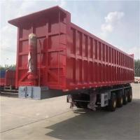 China 50 Tons 60 Tons and 80 Tons Capacity 4 Axle Dump Trailer for Flatbed Delivery Services for sale