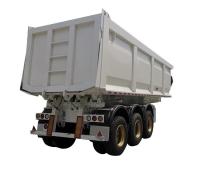 China 40-80 Tons 3-Axis U-Type Dump Truck Semi Trailer with ABS Anti-lock Braking System for sale