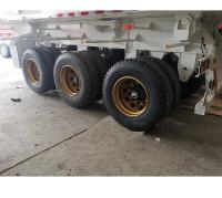 China 40-80 Tons 3-Axis U-Type Dump Truck Semi Trailer with ABS Anti-lock Braking System for sale