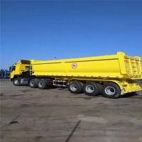 China Custom 3-Axle Dump Truck Trailer with and 40-150 Ton Capacity by The Customer Needs for sale
