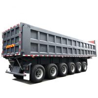 China Self-dumping 6-Axis Dump Trailer Dump Truck Transport Semi-Trailer for Heavy Loads for sale