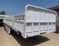 China Directly Sells ABS Anti-lock Braking System Steel 3-Axis Sidewall Flat Semi-Trailer for sale