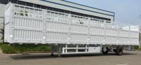 China Directly Sells ABS Anti-lock Braking System Steel 3-Axis Sidewall Flat Semi-Trailer for sale