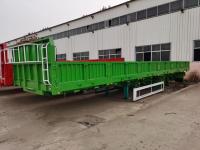 China Made in 3-Axis Self-dumping Side Wall Semi Trailer with 1 Year After-sales Service for sale