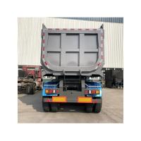 China Truck Trailer U Shape Hydraulic Cylinder Rear End Side Dump Tipping Tipper Lorry for Mining Rock Sand Ore for sale