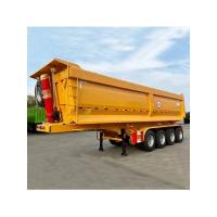 China Mechanical Suspension 2 or 3 Axles Tipper Cargo Truck Trailer for Sand Rock Coal Transport for sale