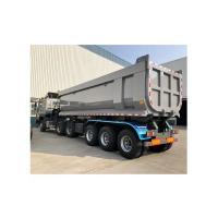 China Mechanical Suspension 2 or 3 Axles Tipper Cargo Truck Trailer for Sand Rock Coal Transport for sale