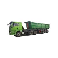 China 13t ABS Anti-lock Braking System Hydraulic Side/Back/Rear/End Tipping Truck Semi Dump Trailer for sale