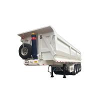 China 13t ABS Anti-lock Braking System Hydraulic Side/Back/Rear/End Tipping Truck Semi Dump Trailer for sale