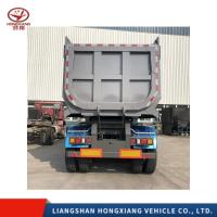 China 3 Axle 35 40 Cbm Steel 60 Tons Heavy Truck Dump Trailer Tipper Dump Semi Trailer for sale