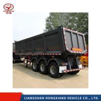 China 3 Axle 35 40 Cbm Steel 60 Tons Heavy Truck Dump Trailer Tipper Dump Semi Trailer for sale