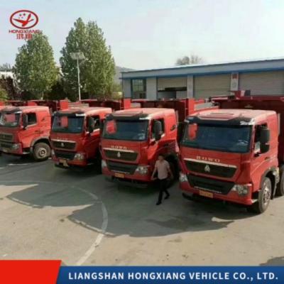 China 3 Axle 40 Ton Sinotruk Mining Dumper Dump Tipper Semi Truck Trailer Light Duty Grade for sale