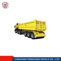China Steel 4axles 80tons Dump Semi Truck Trailer Tipper Trailer ABS Anti-lock Braking System for sale