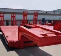 China Custom Tractor Transport Tray Semi-Trailer 13500X3000X1550 mm 3 Axes 1 Year After-sales Service for sale
