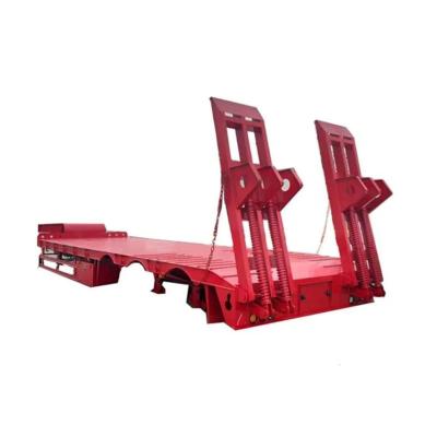 China 1 Year After-sales Service Semi-Trailer 3 Axes Custom Tractor Transport Tray Haulage for sale