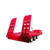 China 1 Year After-sales Service Semi-Trailer 3 Axes Custom Tractor Transport Tray Haulage for sale