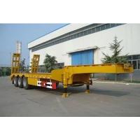 China 80 Tons Lowbed Trailer Low Bed Semi Trailer with Tire 12r22.5 and Heavy Duty Grade for sale