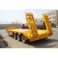 China 80 Tons Lowbed Trailer Low Bed Semi Trailer with Tire 12r22.5 and Heavy Duty Grade for sale