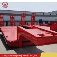 China 3axels Lowbed Low Bed Truck Semi Trailer Customization and Heavy Duty for Your Demands for sale
