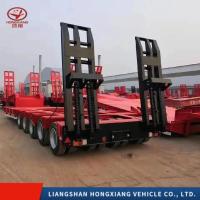 China 13500X3000X1550 mm 3 Axle Heavy Cargo Trailers Low Bed Semi-Trailers Best Choice for sale