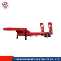 China Customizable Cross Arm Type Suspension System Heavy Duty Gooseneck Lowbed Semi Trailer for sale