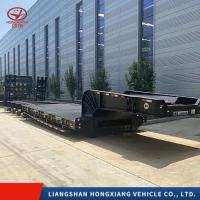 China Flatbed Semi-Trailer Steel Plate Suspension/Air Suspension 60t 80t 100t 120t Customization for sale