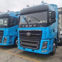 China 1 Year After-sales Service 340HP Engine Tractor Truck 6*4 Trailer Towing Tractor Head for sale