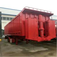 China Dual Line Braking System 3 Axles Rear Tipper Trailer with Standard 28ton Landing Gear for sale