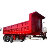 China 35 Cubic Rear Hydraulic Lifting Dump Tipper Semi Truck Trailer with 3/4 Axle Number for sale