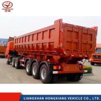 China Air Suspension U-Shaped 3 Axle End Rear Tipper Trailer Dump Semi Truck Trailer EHL9400Z for sale