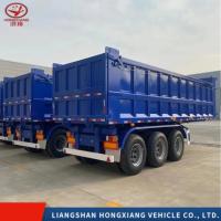 China Air Suspension U-Shaped 3 Axle End Rear Tipper Trailer Dump Semi Truck Trailer EHL9400Z for sale