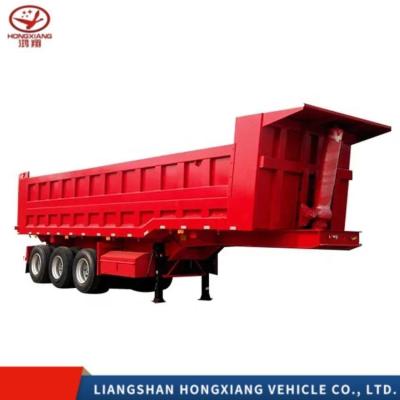 China 2 3 4 Axles Heavy Duty Rear Tipper Dump Semi Trailer with 1 Year After-sales Service for sale