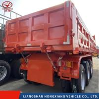 China 40ton Sand Stone Heavy Duty Dump Truck Semitrailer Good Rear Tipper Trailers Transport for sale