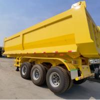 China Steel Self Dumping Trailer/ 4 Axles 70 Tons Heavy Tipper Truck Dump Tipping for Your for sale