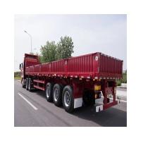 China U Shape Hydraulic Cylinder Rear End Side Dump Tipping Tipper Lorry Mining Rock Sand Ore Dumper Box Van Semi Truck Trailer for sale