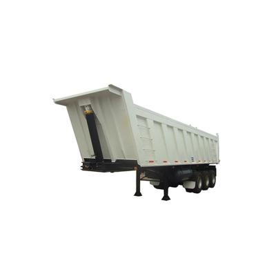 China 60 Tons Heavy Duty Dumping Truck Dump Trailer Sinotruk 3/4 Axle Tipping Tipper Trailer for sale