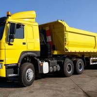 China Customized 45T/60T/80T Dump Semi Trailer with 3/4 Saf Axles and Air Suspension for sale