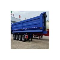 China Customized 45T/60T/80T Dump Semi Trailer with 3/4 Saf Axles and Air Suspension for sale