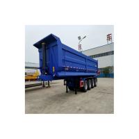 China Customized 45T/60T/80T Dump Semi Trailer with 3/4 Saf Axles and Air Suspension for sale