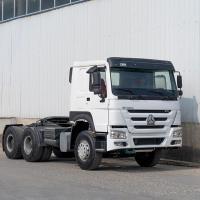 China 6*4 Manual Window Tractor Truck 10 Tires HOWO 371HP 375HP for Your Construction Needs for sale