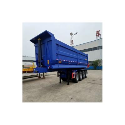 China 1 Year After-sales Service Steel Hydraulic Dump Dumper Cargo Utility Tipper Semi Trailer for sale