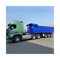 China Steel Dumper Rear Tipper Dump Container Semi Trailer Tipping Trailer with 2/3/4/6 Anxles for sale