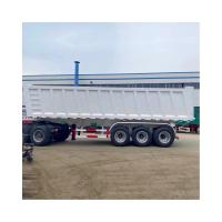 China 3/4/5/6 Axles Steel Hydraulic Tippingrear End Dumper Dump Heavy Duty Sinotruk Mining Farm Cargo Tipper Truck Semi Trailer in Africa for sale