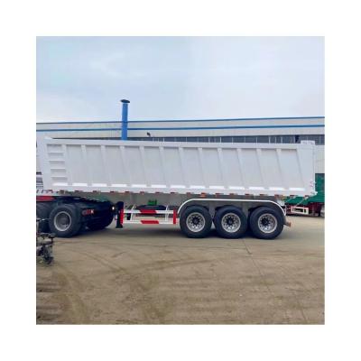 China 3/4/5/6 Axle Number Tri Axle 50 Ton Heavy Duty Dump Trailers Mining Tipper Truck Trailer for sale