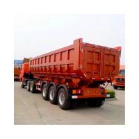 China 3/4/5/6 Axle Number Tri Axle 50 Ton Heavy Duty Dump Trailers Mining Tipper Truck Trailer for sale
