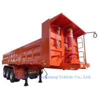 China Professional of 4-Axle Rear Tip-Over Semi-Trailer with Air Suspension and Steel Material for sale