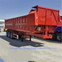 China 50tons 60tons 80tons Tipping Trailer 3 Axles Tractor Dumper Coal Transport Semi Trailer for sale