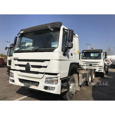 China Good Condition HOWO Tractor Truck 6X4 371/375HP 99% Heavy Duty Truck with Manual Window for sale